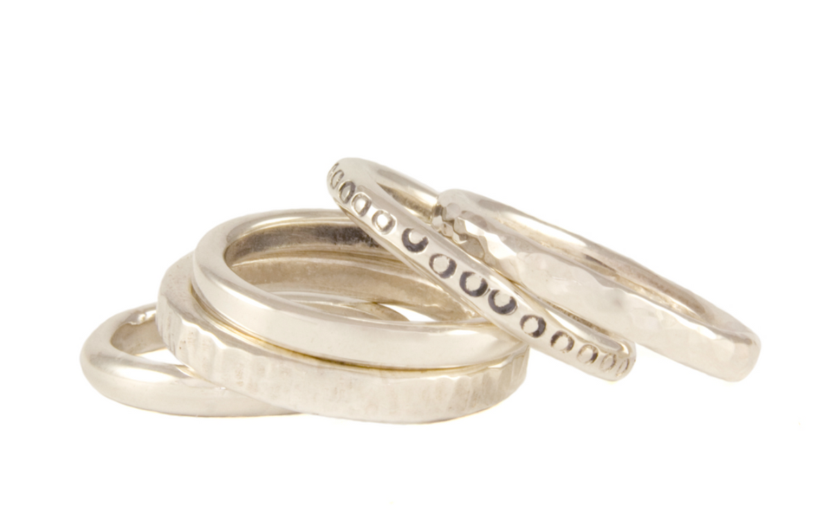 5 Sterling Stack Rings – Shop Alice Nashville